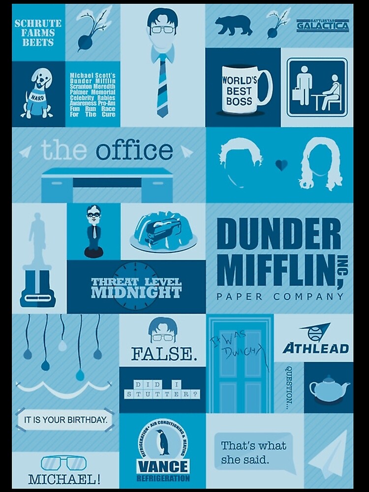 The Office Slogan Premium Matte Vertical Poster sold by Poland | SKU ...