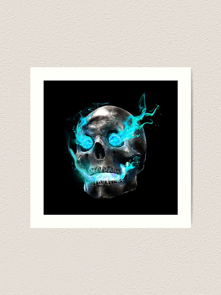 "Mythic Skull" Art Print by aldzaldz | Redbubble