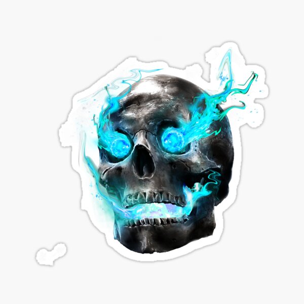 "Mythic Skull" Sticker for Sale by aldzaldz | Redbubble