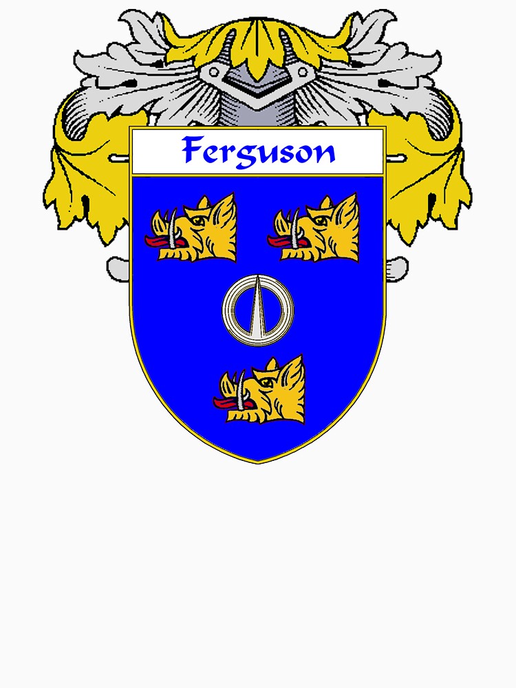 "Ferguson Coat of Arms/Family Crest" T-shirt for Sale by IrishArms ...