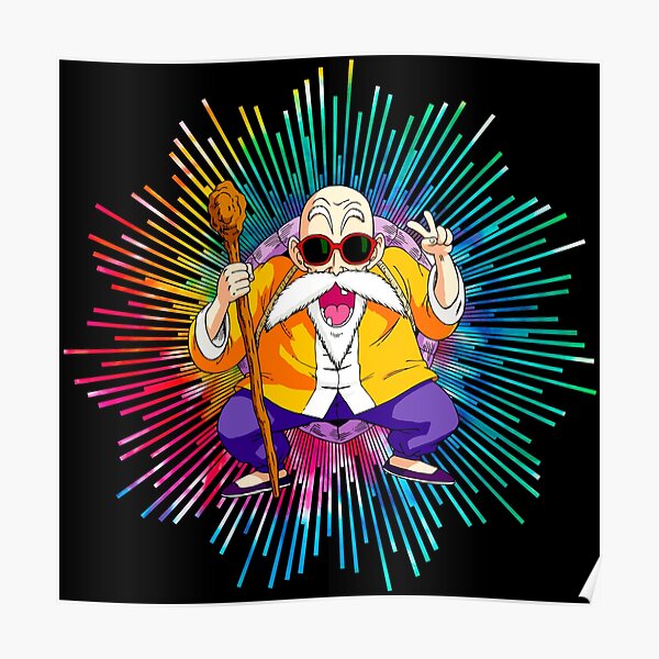 "Dragon Ball Roshi Magic" Poster by Wizardofpizza | Redbubble