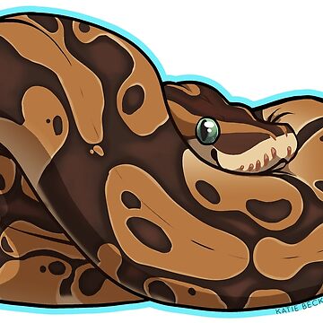 "Normal Ball Python" Sticker for Sale by Dachindae | Redbubble