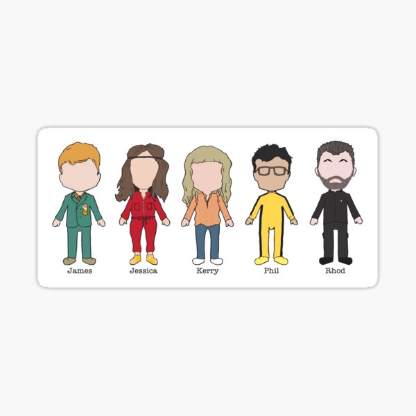 "Taskmaster Fanart Series 7 Cast Illustration" Sticker for Sale by ...