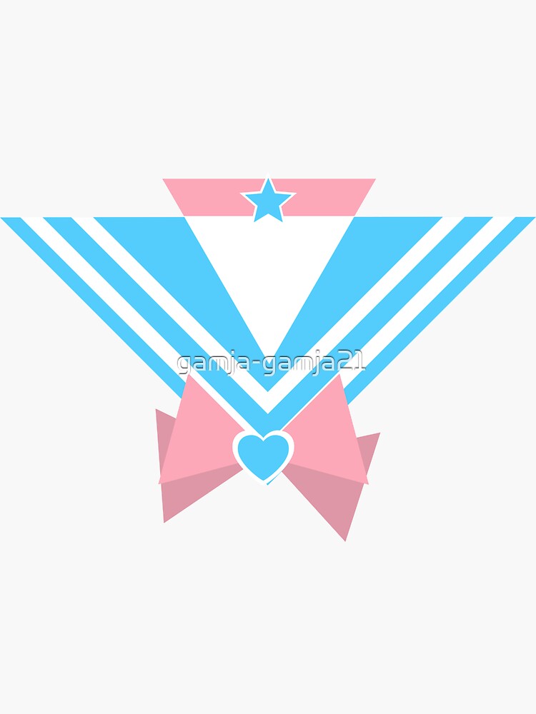 "Trans Flag Sailor Moon Sailor Jupiter Vector" Sticker for Sale by ...