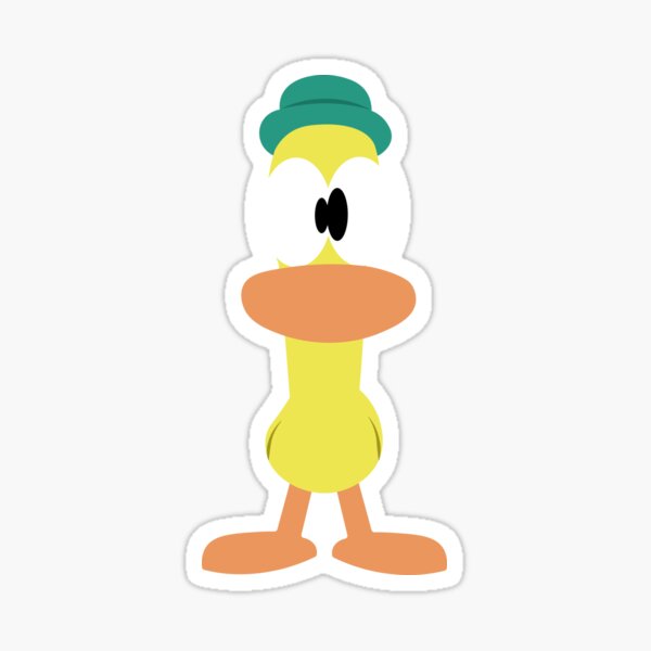 "Pocoyo pato cartoon" Sticker for Sale by Leezy-Loops | Redbubble