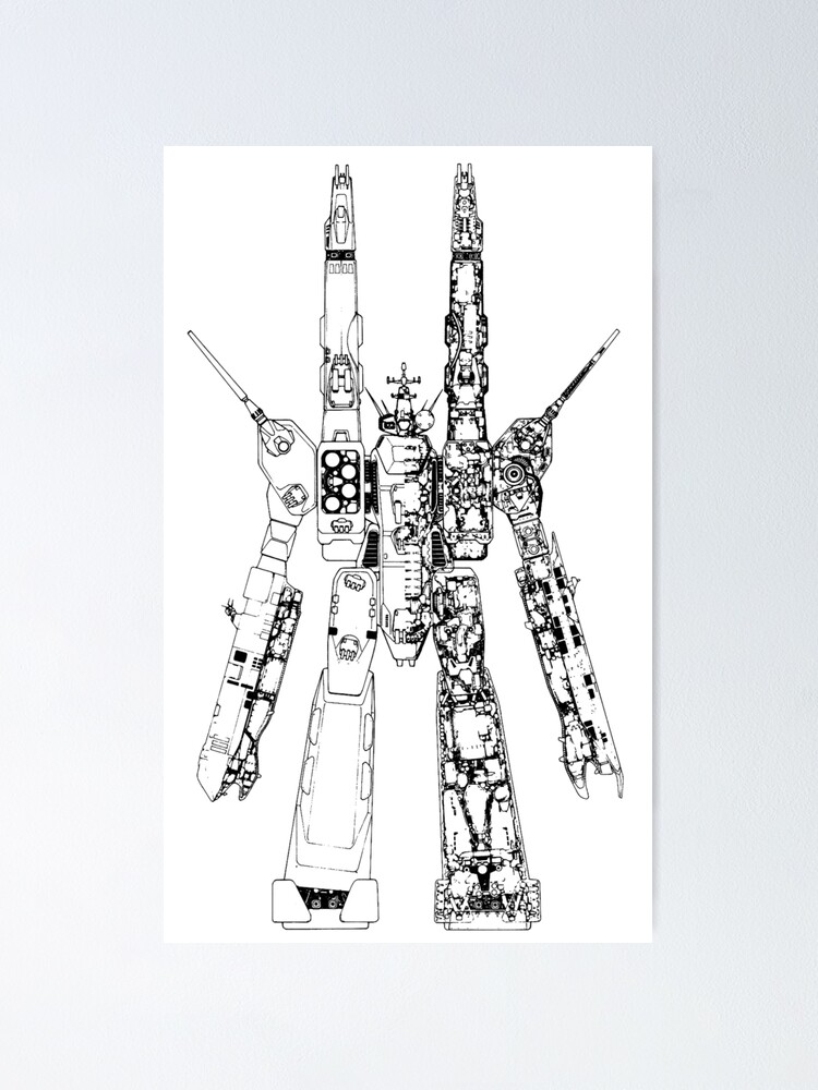 "SDF Macross" Poster by DJJon-3 | Redbubble