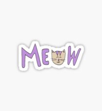 Meow: Stickers | Redbubble