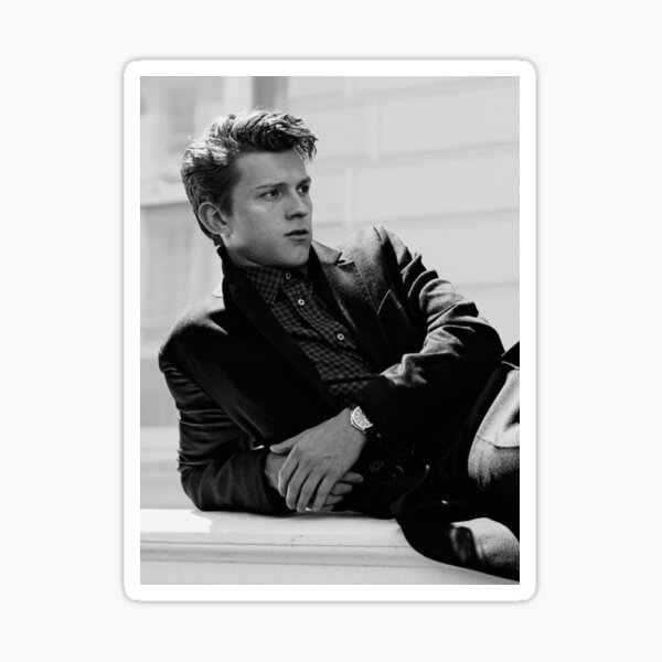 "Tom Holland" Sticker for Sale by KarmaMoksha | Redbubble