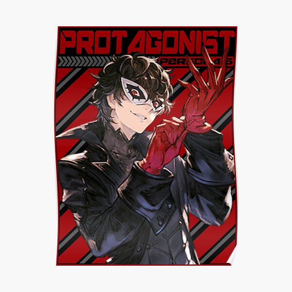 "PERSONA 5 PROTAGONIST FINISHING TOUCH" Poster for Sale by VotreVPX ...