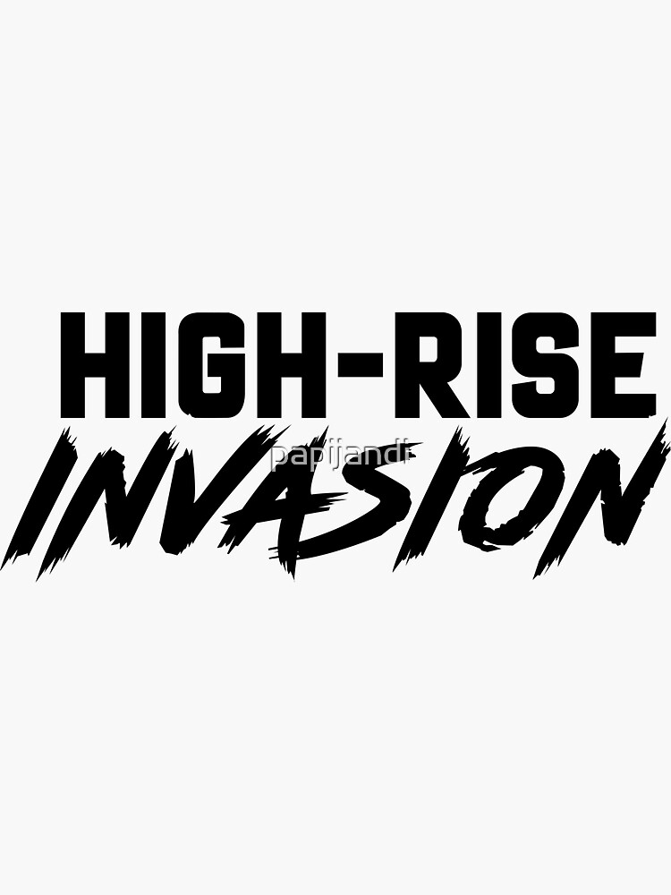 "High Rise Invasion | Manga Logo" Sticker for Sale by papijandi | Redbubble