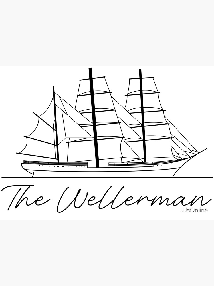 "The Wellerman - clipper - sea shanty - sailingship" Poster for Sale by ...