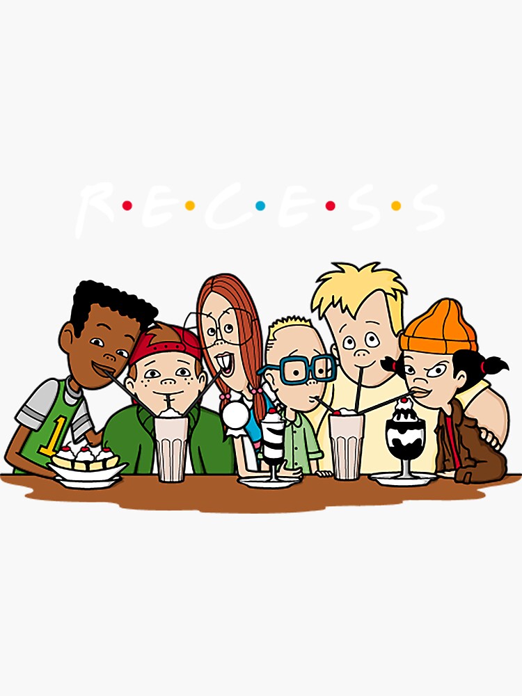 "Recess!" Sticker by EmmaWeiler2020 | Redbubble