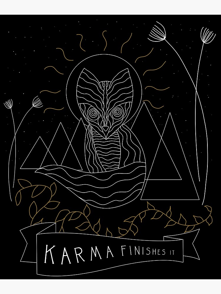 Póster «El karma regula a Fuchs» de AOCreativeProd | Redbubble