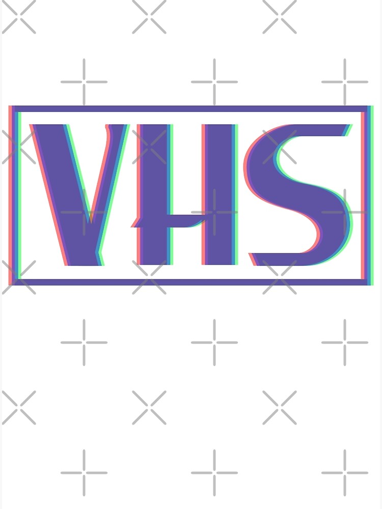 "VHS - Retro VHS Logo" Poster for Sale by njmclean | Redbubble