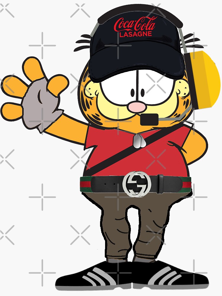"TF2 Garfield Scout" Sticker for Sale by MonkeyShirtsCO | Redbubble
