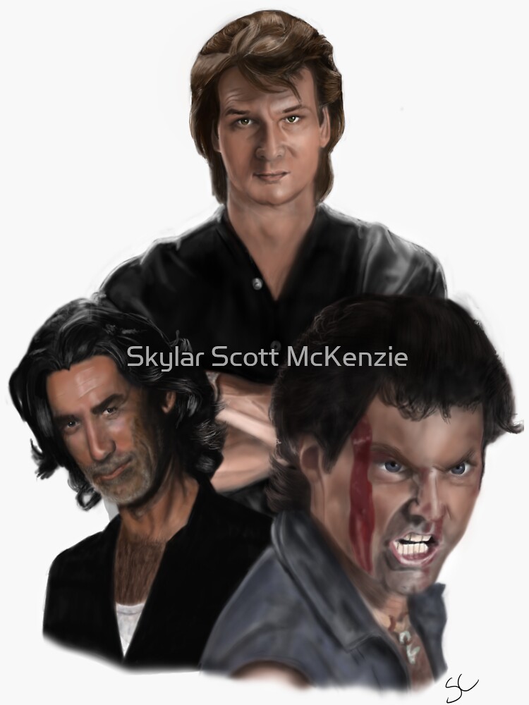 "Roadhouse" Sticker by stevencraigart | Redbubble