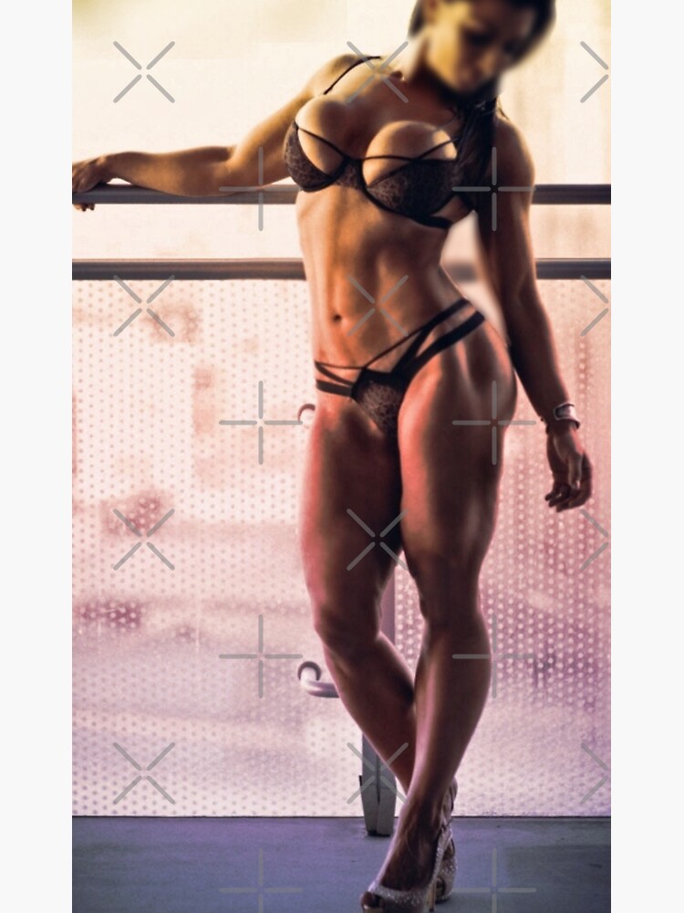 "Muscular Bombshell Bobbi Banks" Sticker for Sale by Adorbits4ever | Redbubble