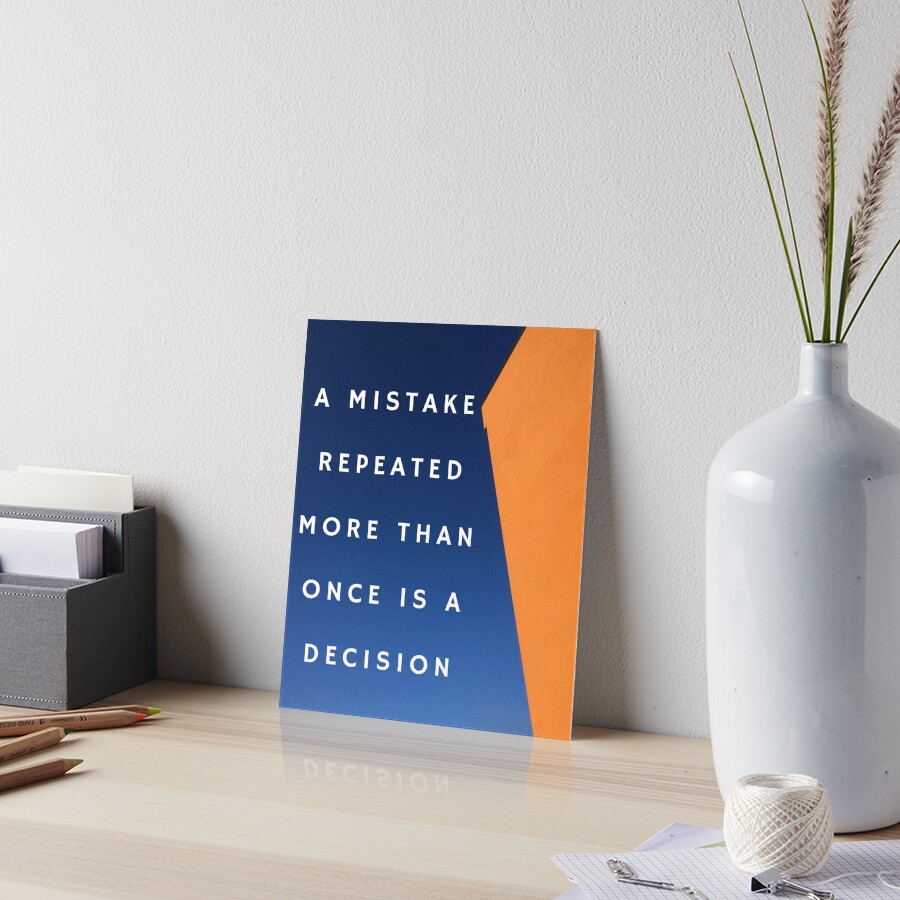 "Abstract art, mistakes, correct, oops, digital design" Art Board Print ...