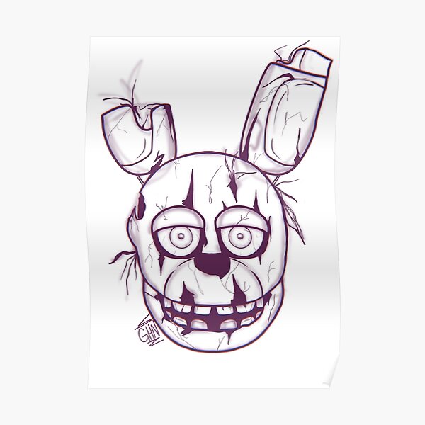 "Springtrap" Poster by GHNReal | Redbubble