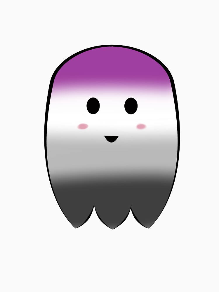 "Asexual LGBT Pride Ghost" T-shirt for Sale by MythicalPride ...