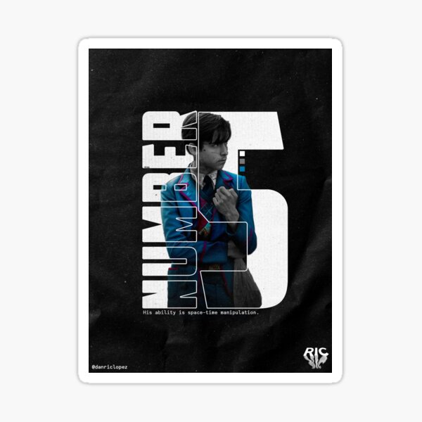 "FIVE" Sticker for Sale by Riccc | Redbubble