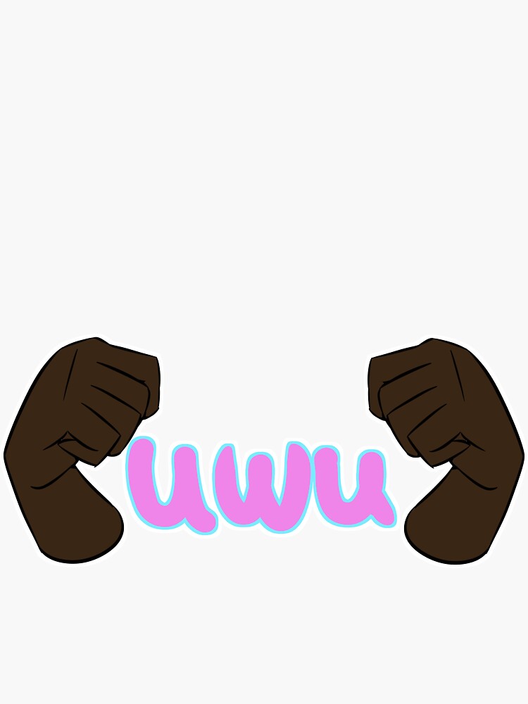 "UwU dark " Sticker for Sale by BimboStreamz | Redbubble