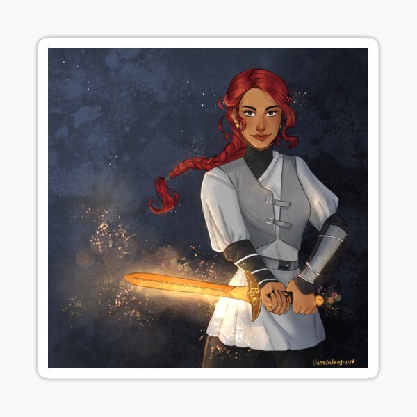 "Cordelia and Cortana" Sticker for Sale by Camisala01-art | Redbubble