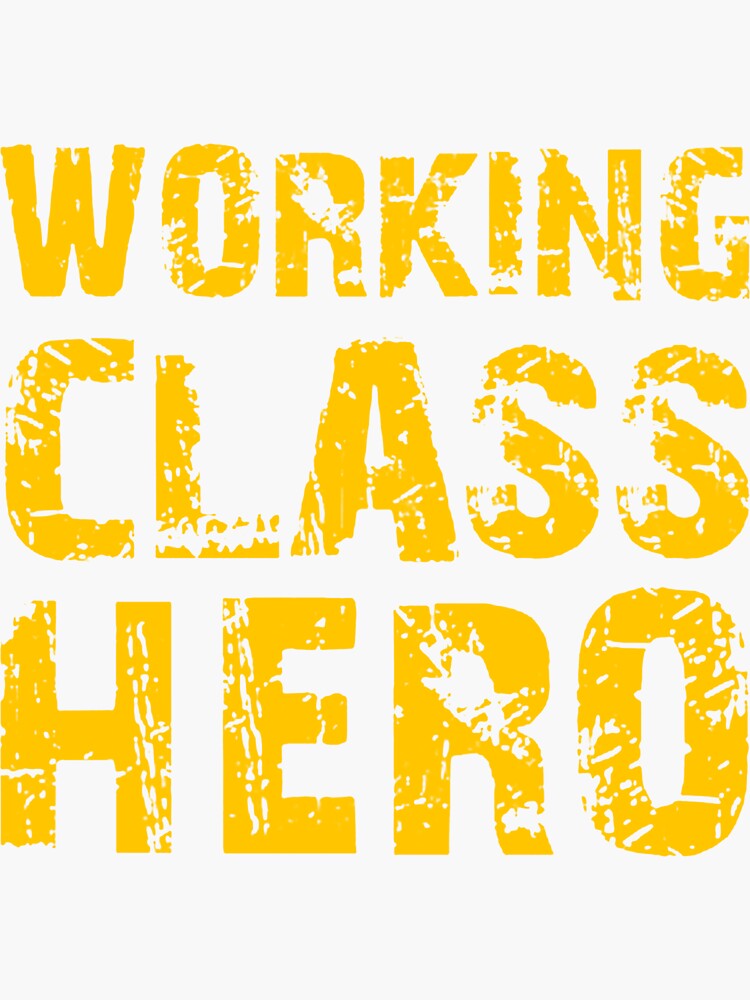"Working Class Pride" Sticker by beldabo | Redbubble
