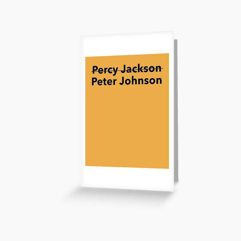 "Peter Johnson/ Percy Jackson. PJO design. Mr. D. Orange version ...