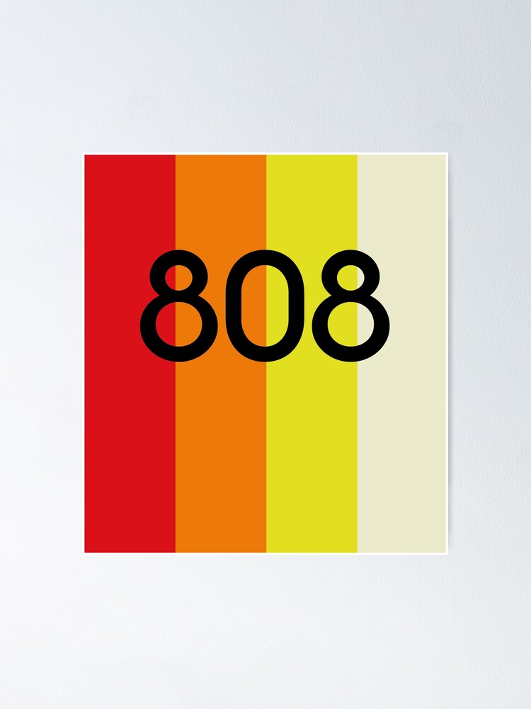 "TR-808 STRIPES & FONT # 3" Poster for Sale by RICK-TURNER | Redbubble