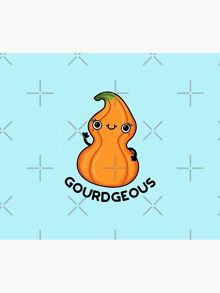 Póster «Gourdgeous Gorgeous Juego de palabras de dibujos animados» de ...