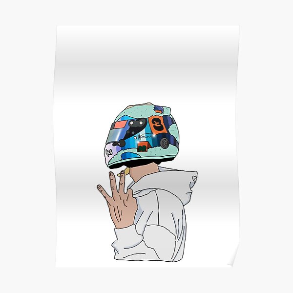 "Daniel Ricciardo- Number 3 (2021)" Poster by crashstappen | Redbubble