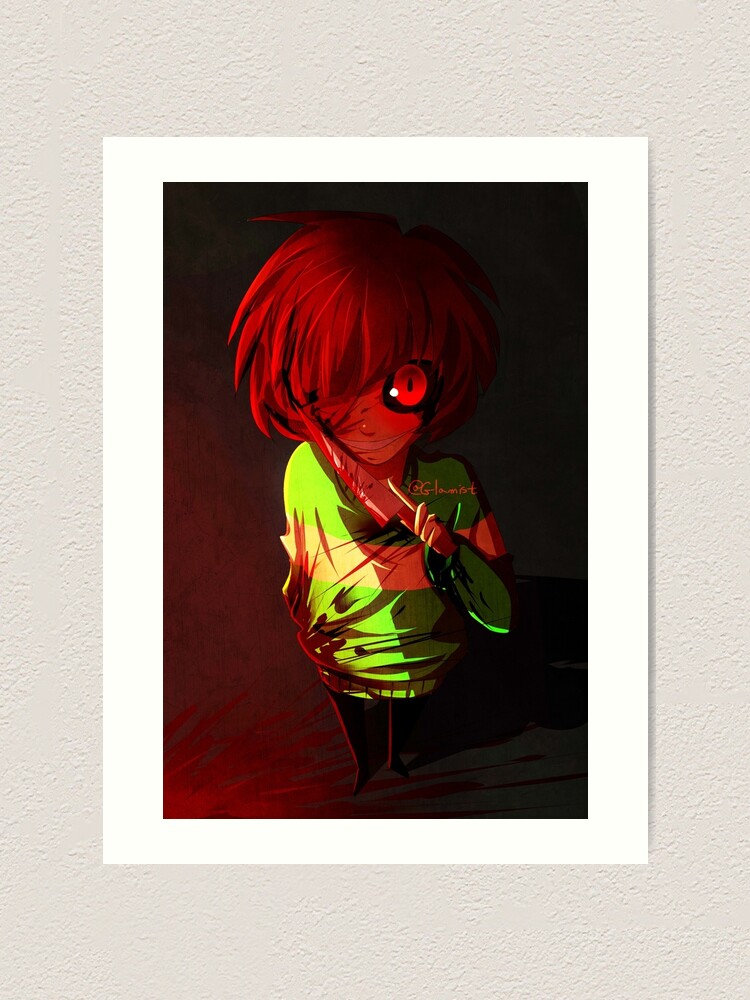 "Undertale Chara" Art Print for Sale by Glamist | Redbubble