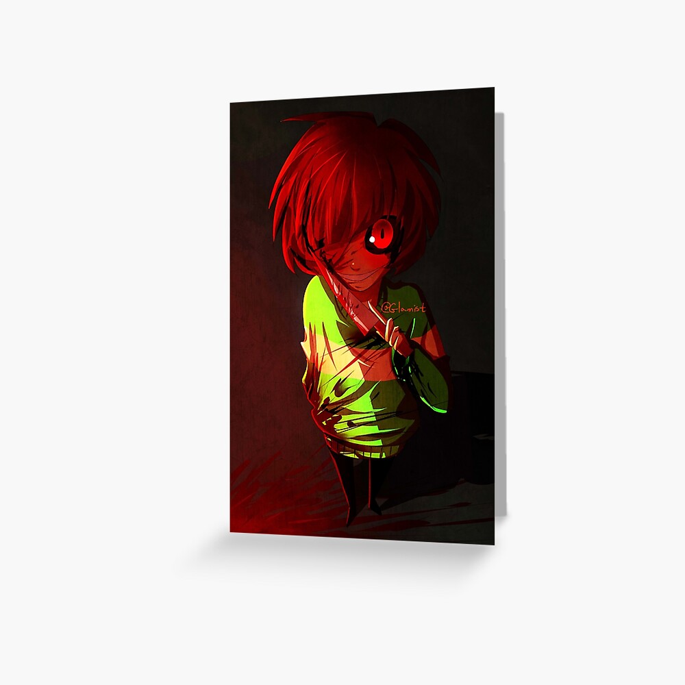 "Undertale Chara" Greeting Card by Glamist | Redbubble