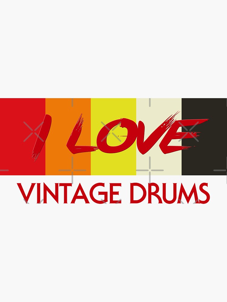 "TR-808 STRIPES & FONT # 9" Sticker for Sale by RICK-TURNER | Redbubble