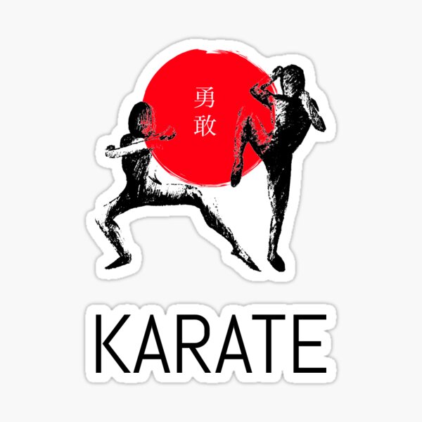 "Karate" Sticker for Sale by TokyoAesthetics | Redbubble