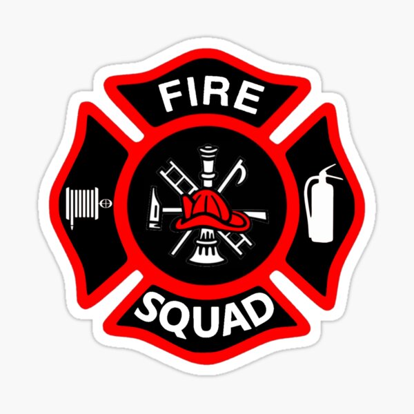 "Fire Squad Logo" Sticker by Styxers | Redbubble