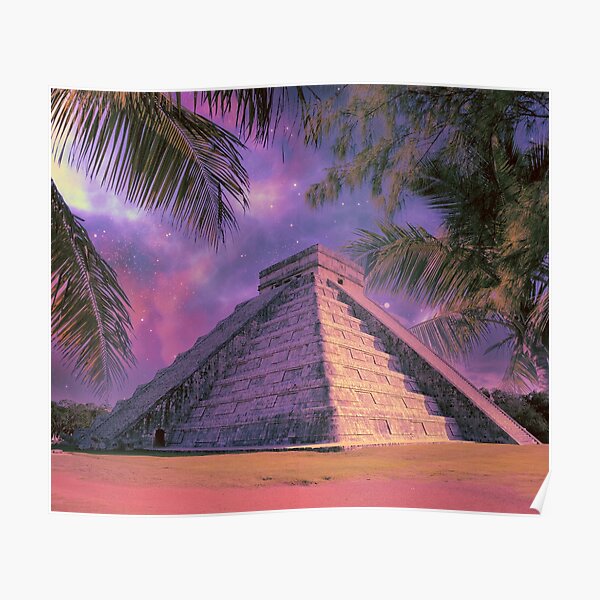 "impressive Aztec pyramid, great sight in Mexico, archeology ...