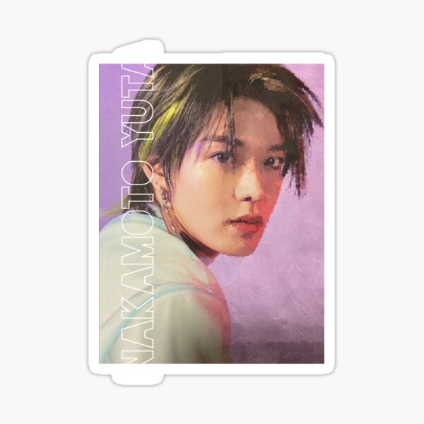 "NAKAMOTO YUTA" Sticker for Sale by osakasuh | Redbubble
