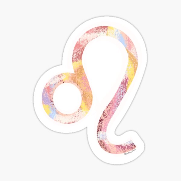 "Leo Zodiac Sign" Sticker for Sale by Dutchielies | Redbubble