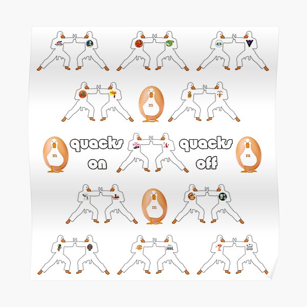 "Duck Fu Training" Poster for Sale by TryHardGarbage | Redbubble