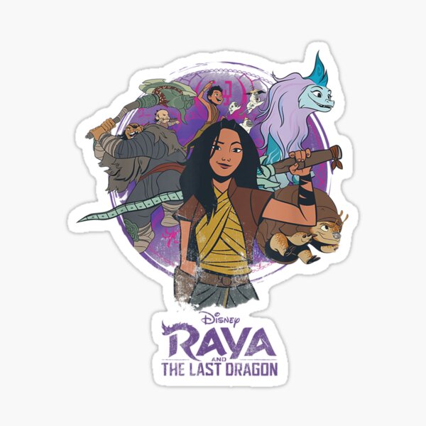 "Raya and the Last Dragon Raya and Crew" Sticker for Sale by heaneyman ...