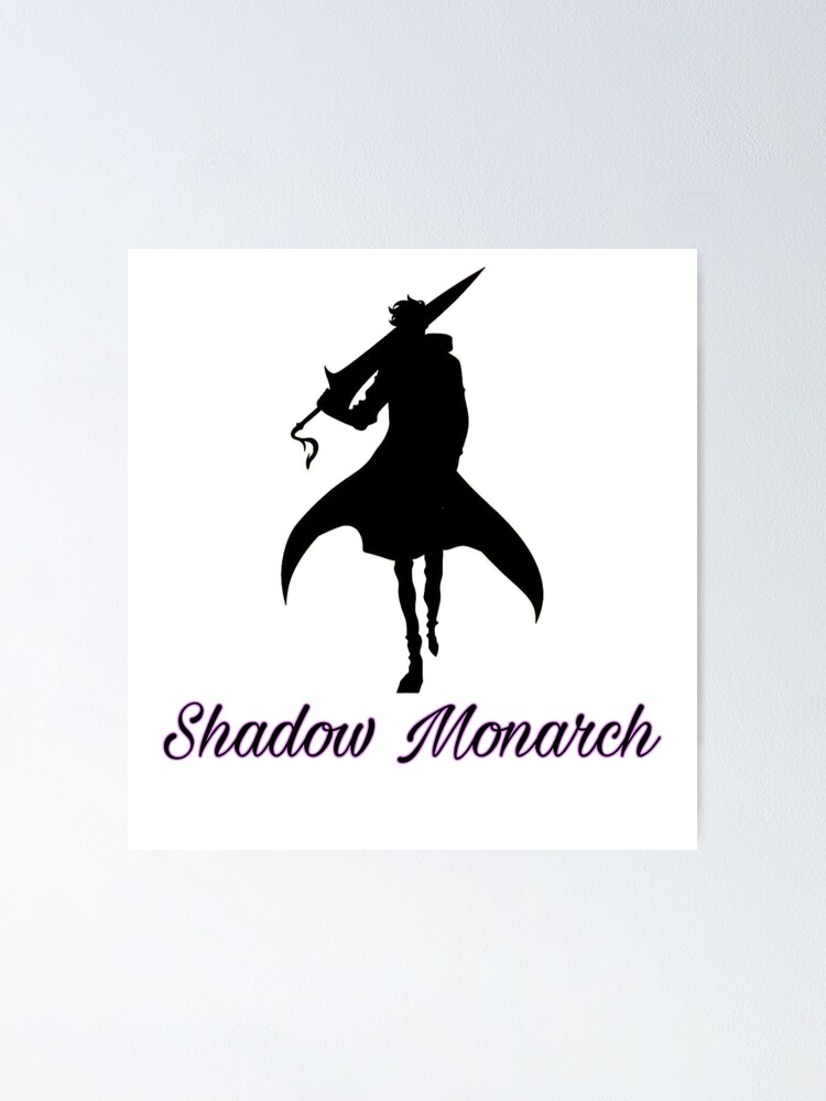 "Shadow monarch sung jin woo" Poster for Sale by Weedyff | Redbubble