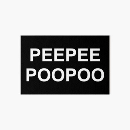 "peepee poopoo meme" Art Board Print by SRanabhat | Redbubble