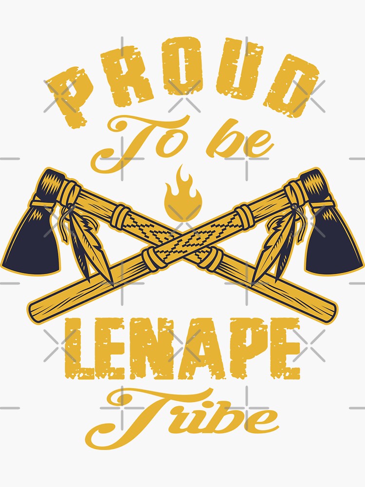 "Native American tribe - Proud To Be Lenape" Sticker by nativeStor ...
