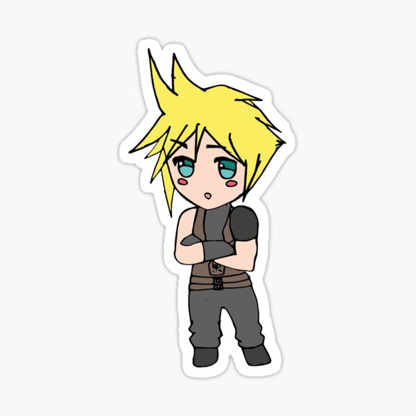 "Cloud Chibi" Sticker for Sale by LiveFunDIY | Redbubble