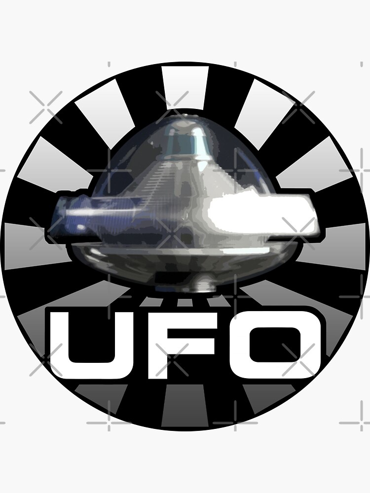 "Gerry Anderson's UFO - ALIEN SPACECRAFT" Sticker for Sale by ...