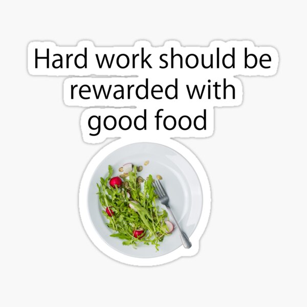 "Healthy food meme" Sticker for Sale by BlueHut | Redbubble