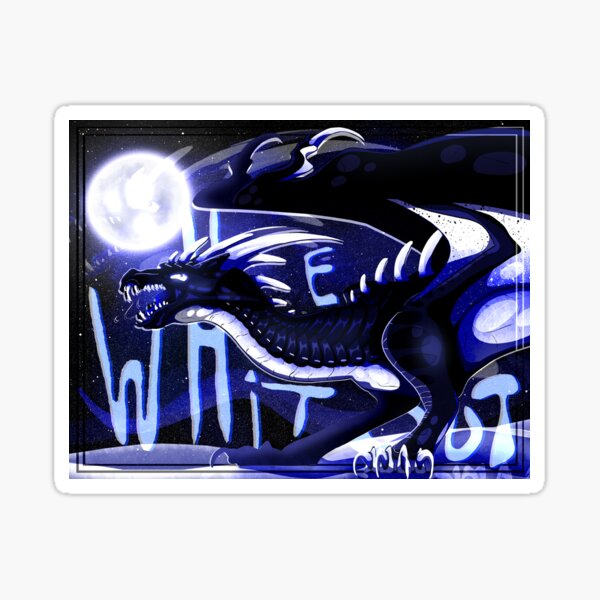 "Whiteout - Wings of Fire" Sticker for Sale by Toenailish | Redbubble