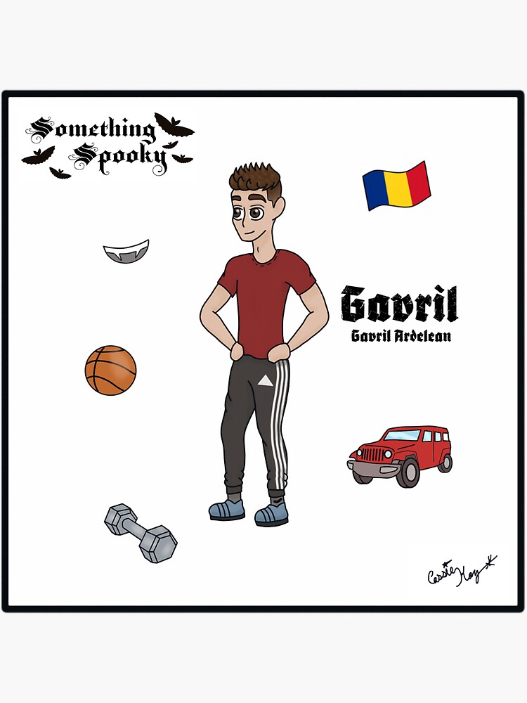 "Gavril" Sticker by CassieKay16 | Redbubble